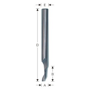 06836 5005 - 5mm Single Flute Router Cutter - Luna Machinery